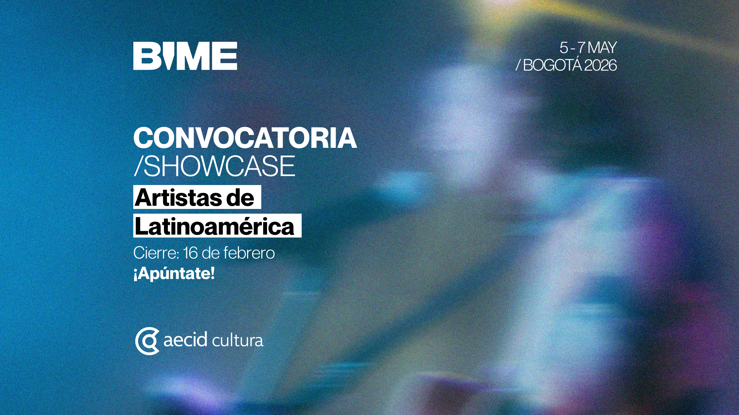 BIME Live x AECID: llamamiento a solistas y agrupaciones de América ...